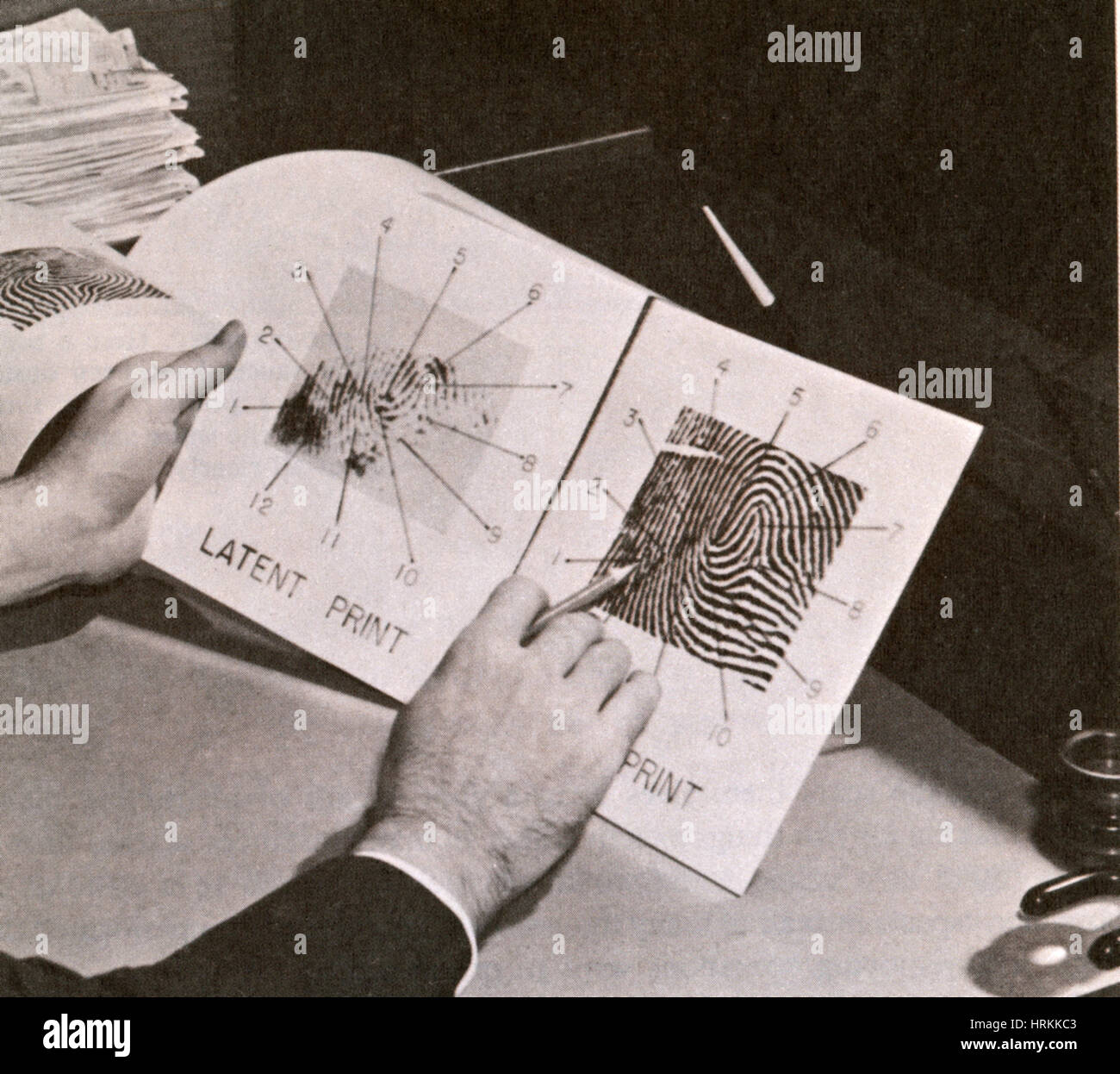 Latent fingerprints hi-res stock photography and images - Alamy