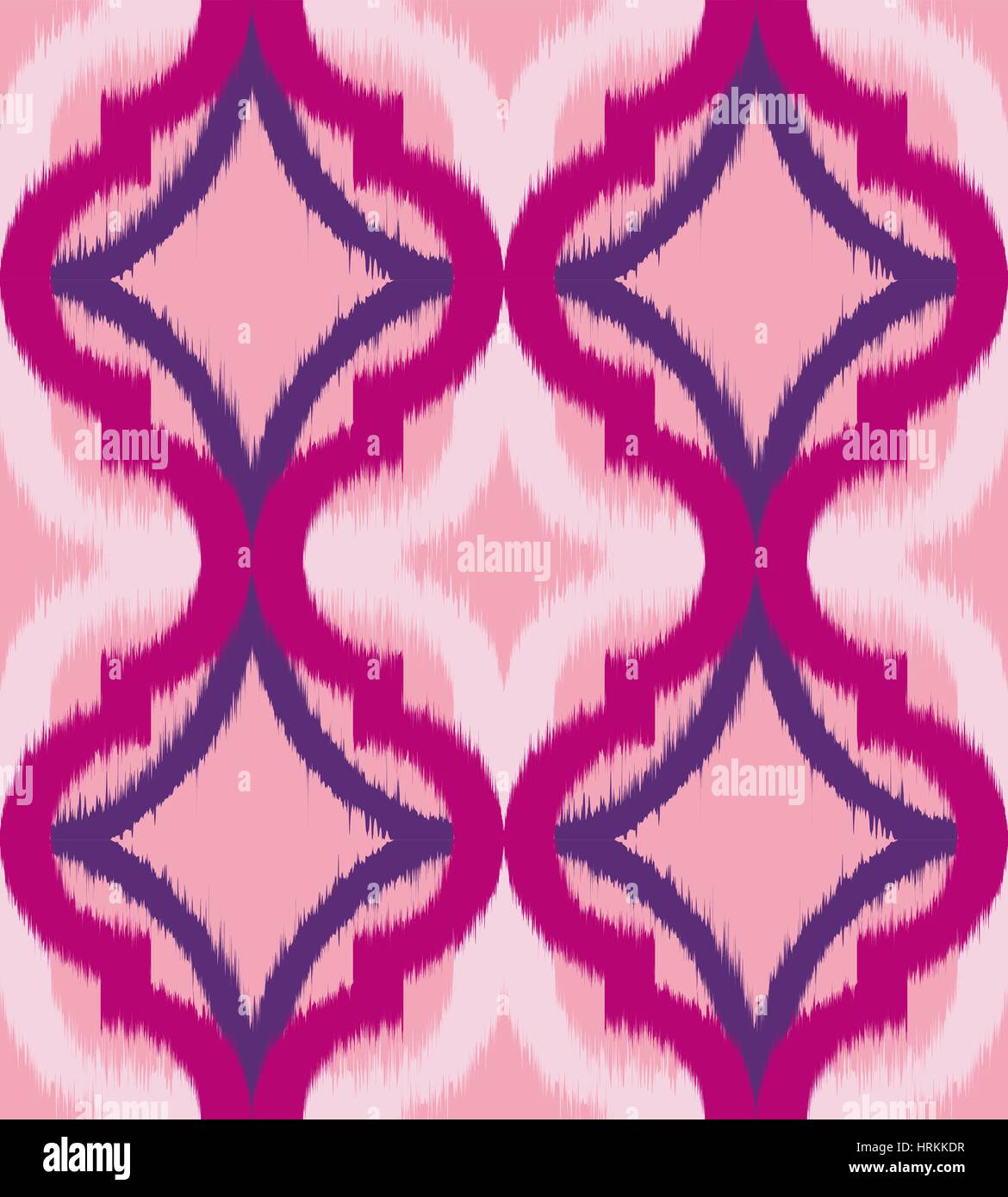 Seamless ogee ikat, vector ethnic background. Traditional eastern ...