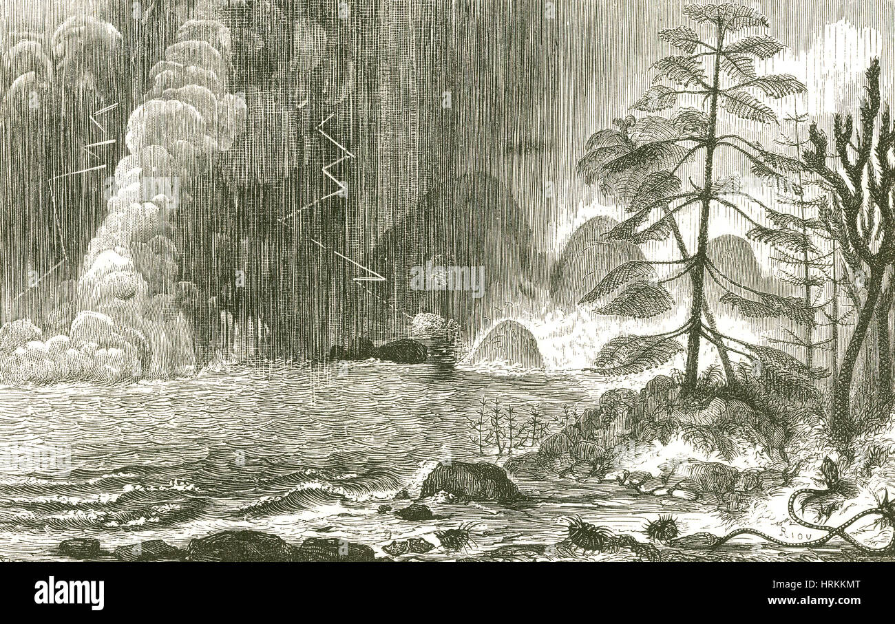 Earth During the Permian Stock Photo - Alamy