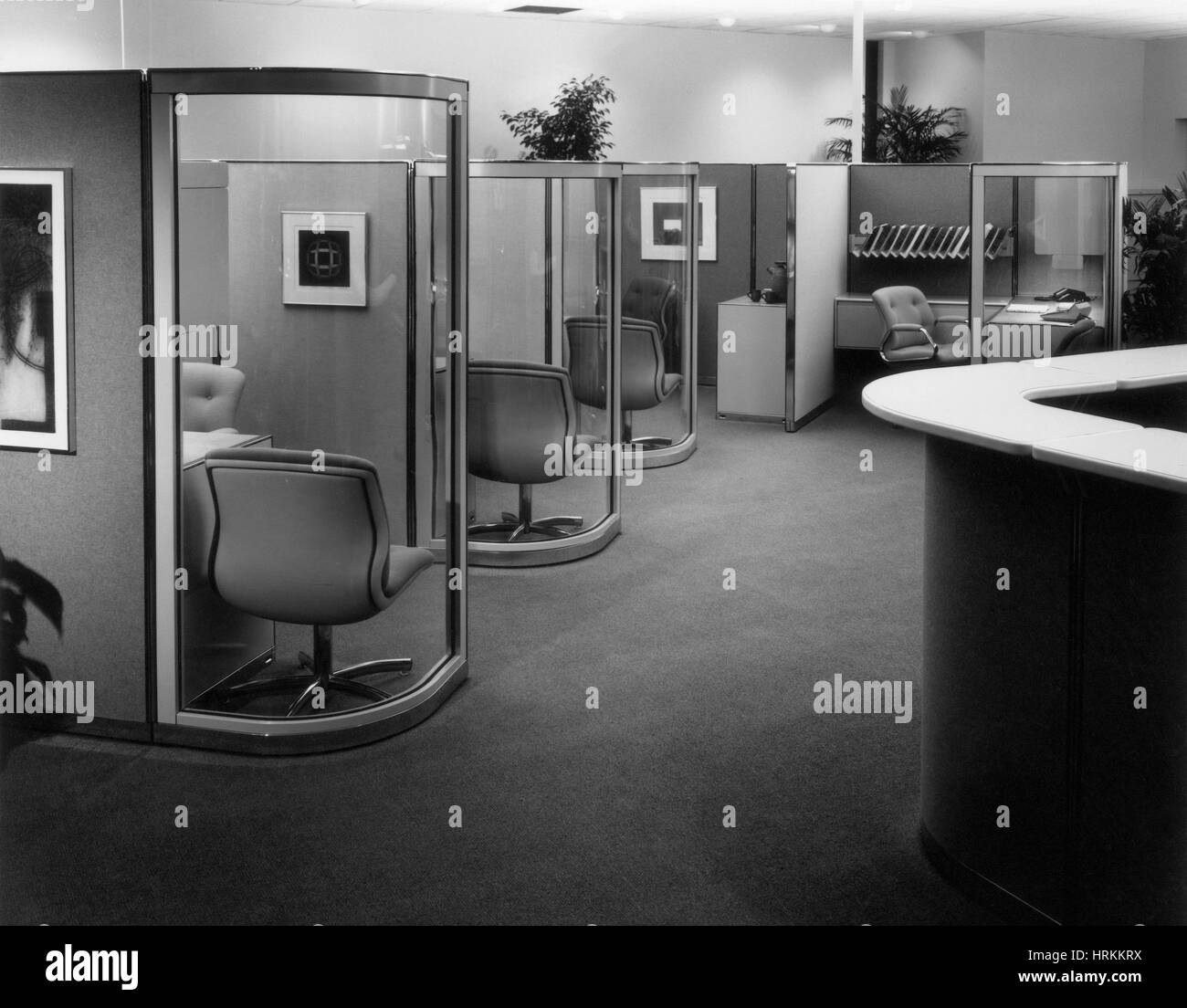 Interior design office Black and White Stock Photos & Images - Alamy