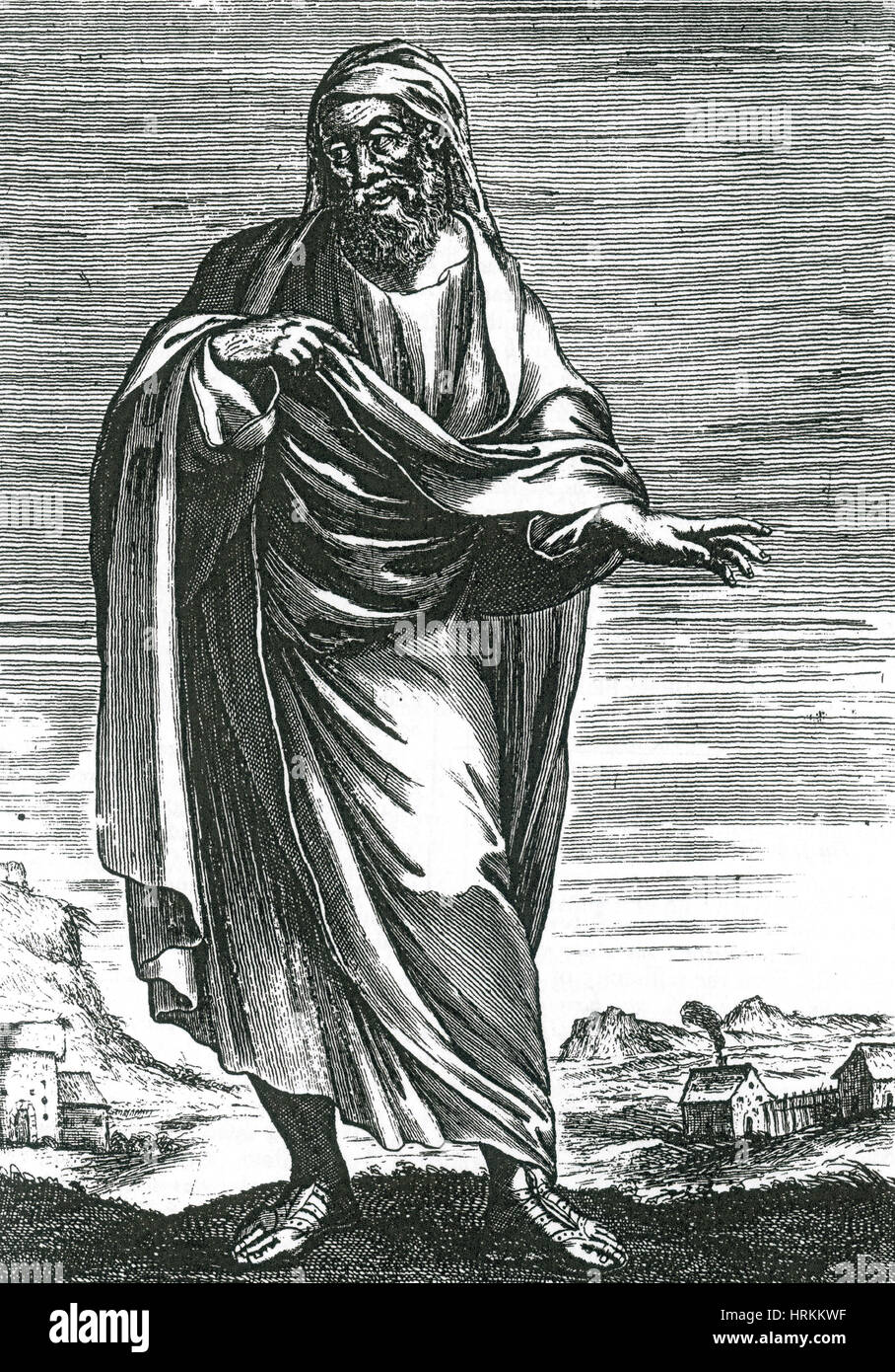 Democritus, Ancient Greek Polymath Stock Photo - Alamy