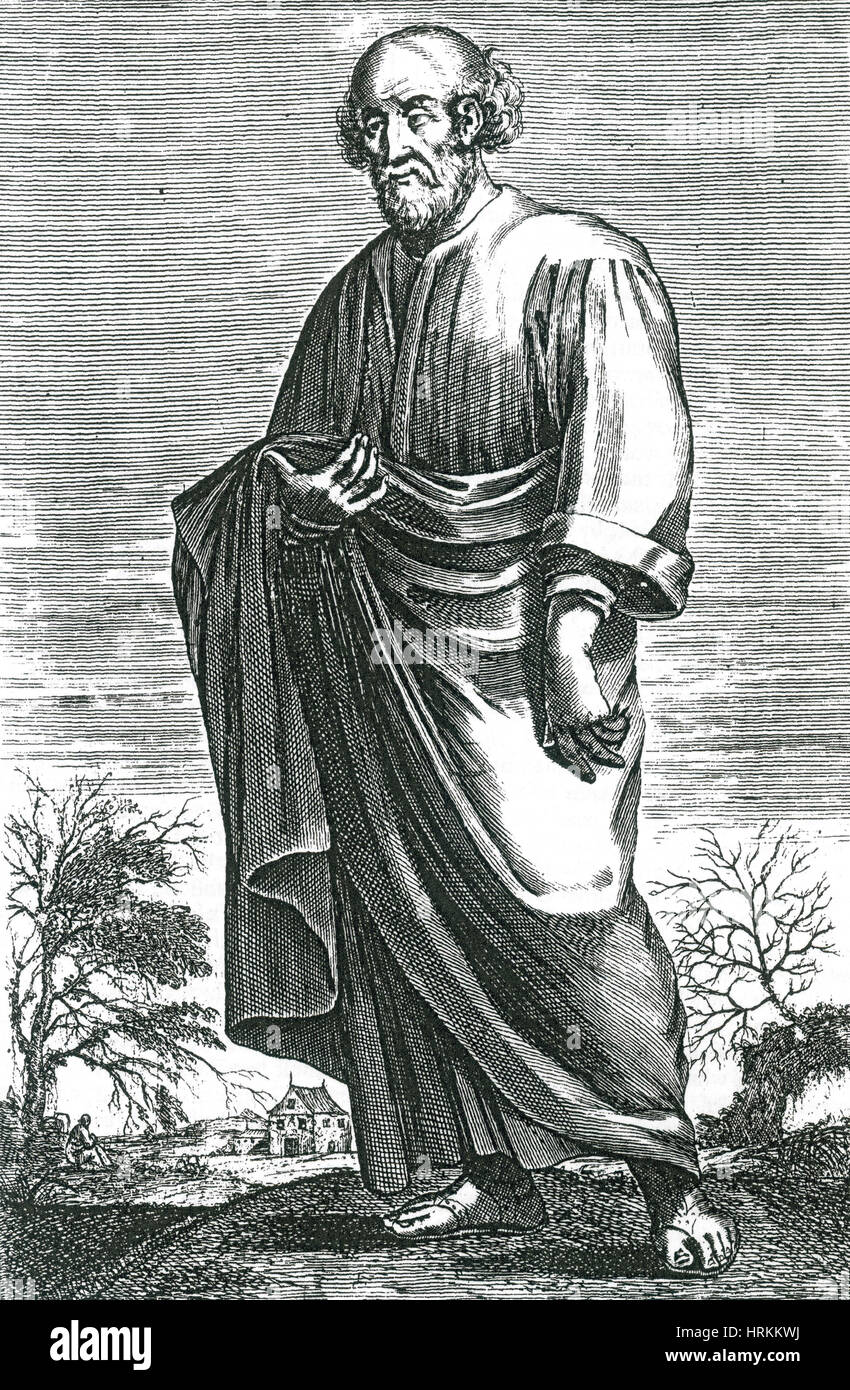 Epicurus, Ancient Greek Philosopher Stock Photo - Alamy