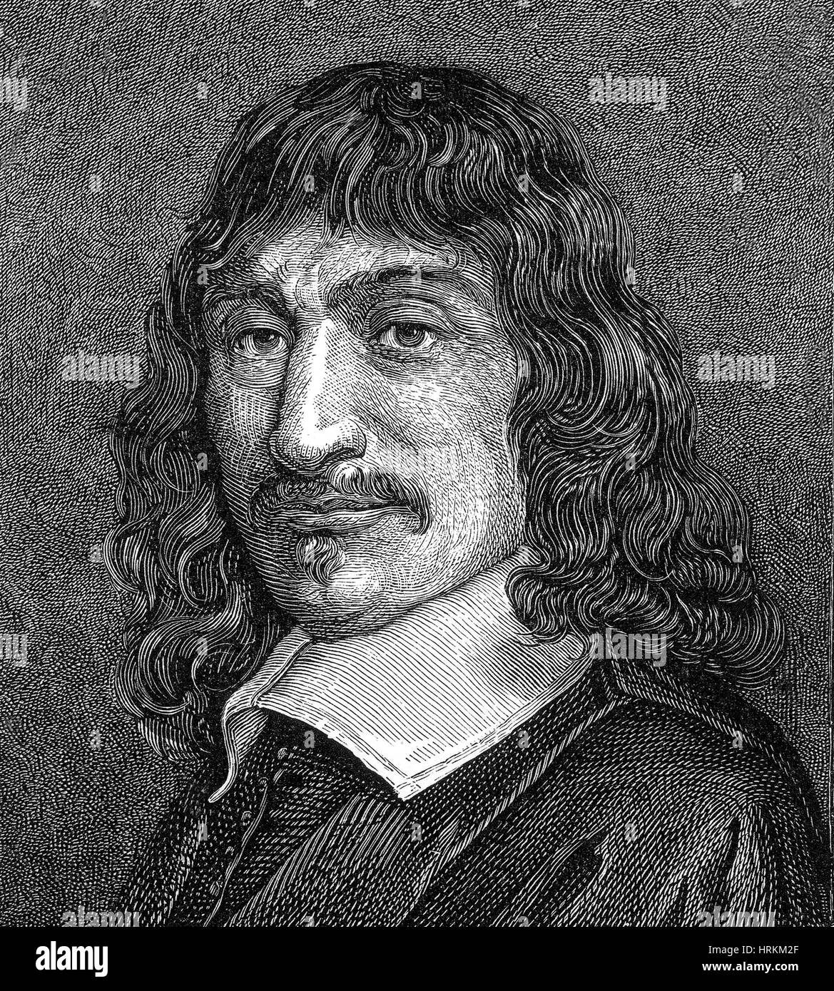 Rene descartes renatus cartesius 1596 1650 french philosopher hi-res ...
