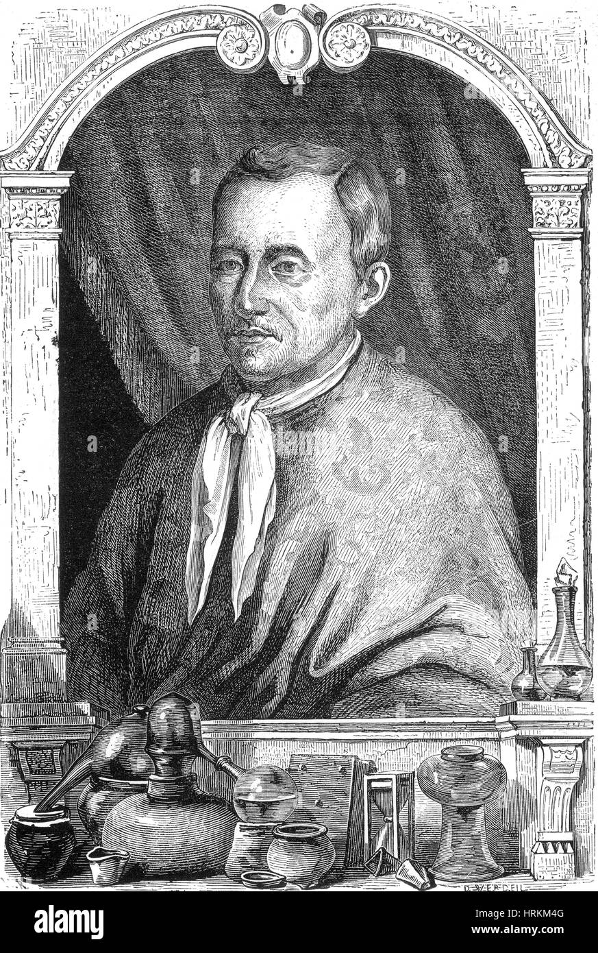 Jan Baptist van Helmont, Flemish Chemist Stock Photo - Alamy