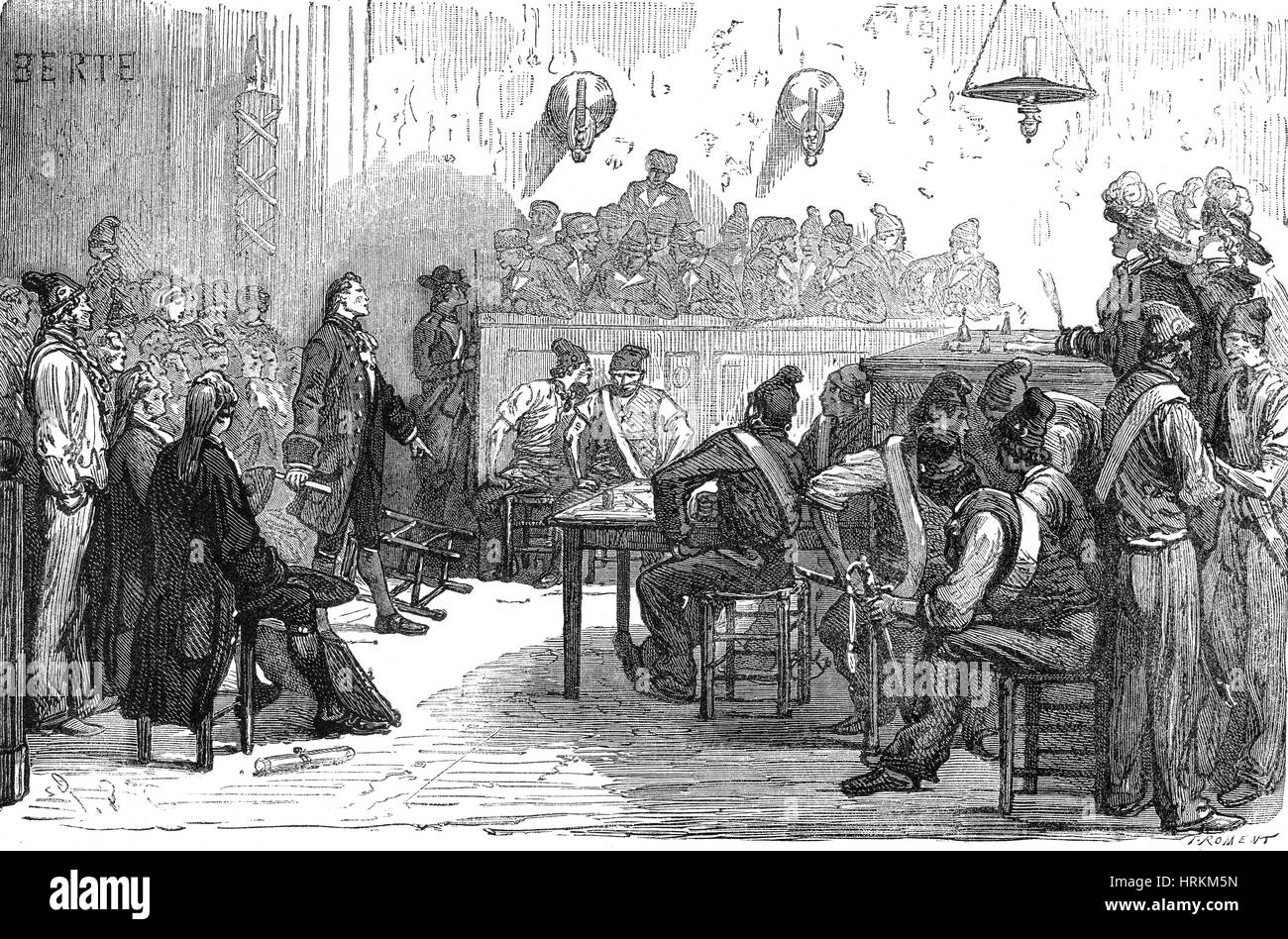 Lavoisier Tried During French Revolution, 1794 Stock Photo - Alamy