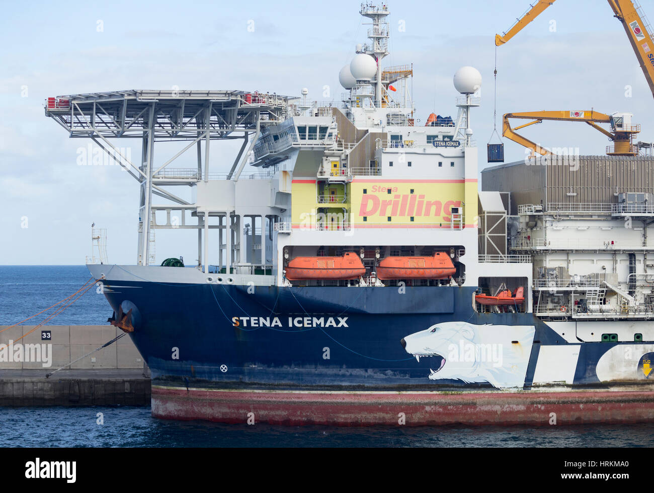 Stena Icemax Drillship Stock Photo - Alamy