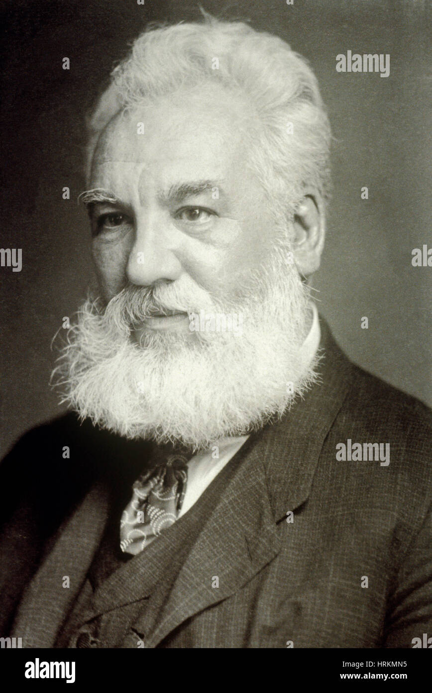 Alexander Graham Bell, Scottish-American Inventor Stock Photo - Alamy