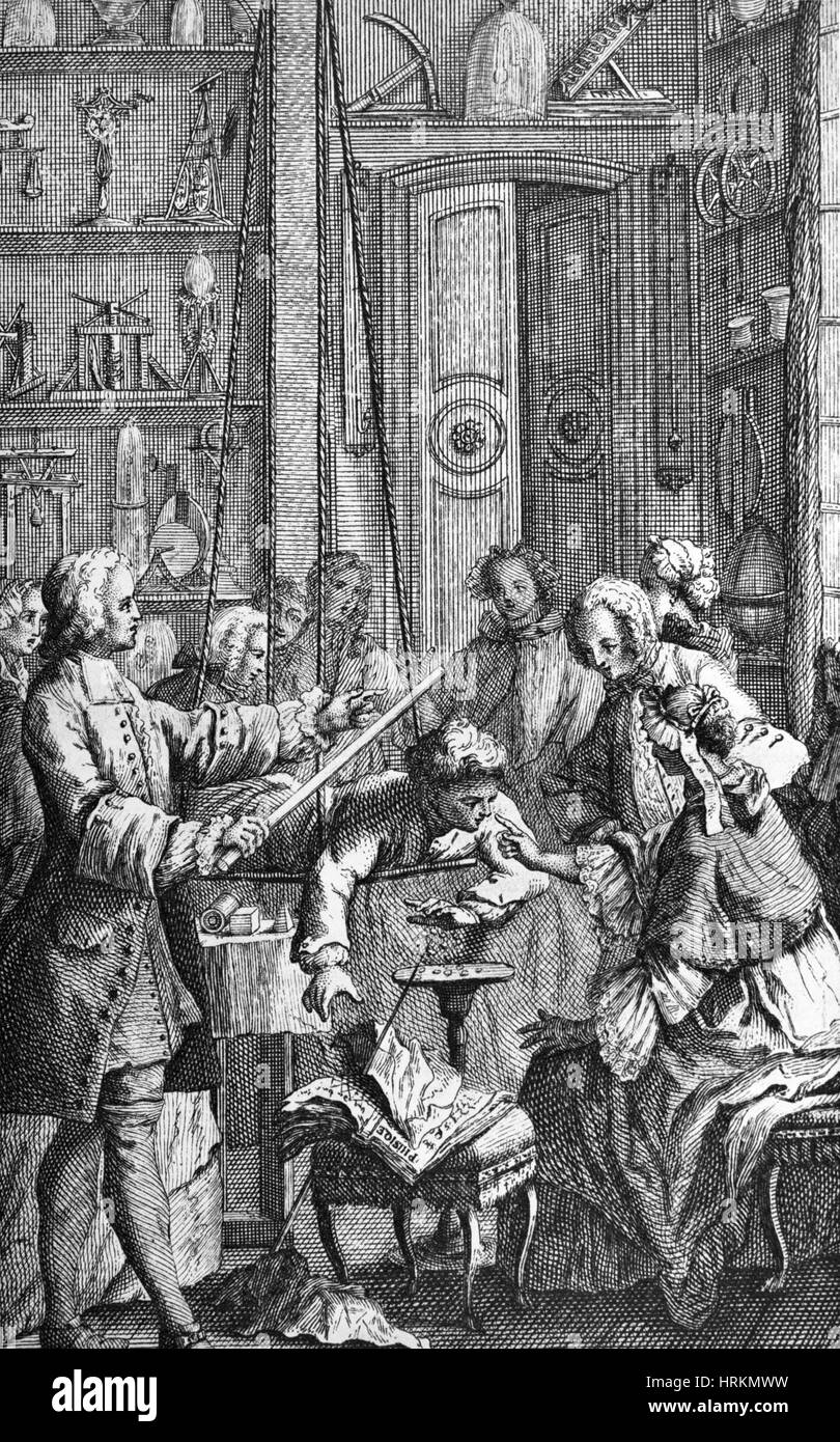 Jean-Antoine Nollet, French Physicist Stock Photo - Alamy