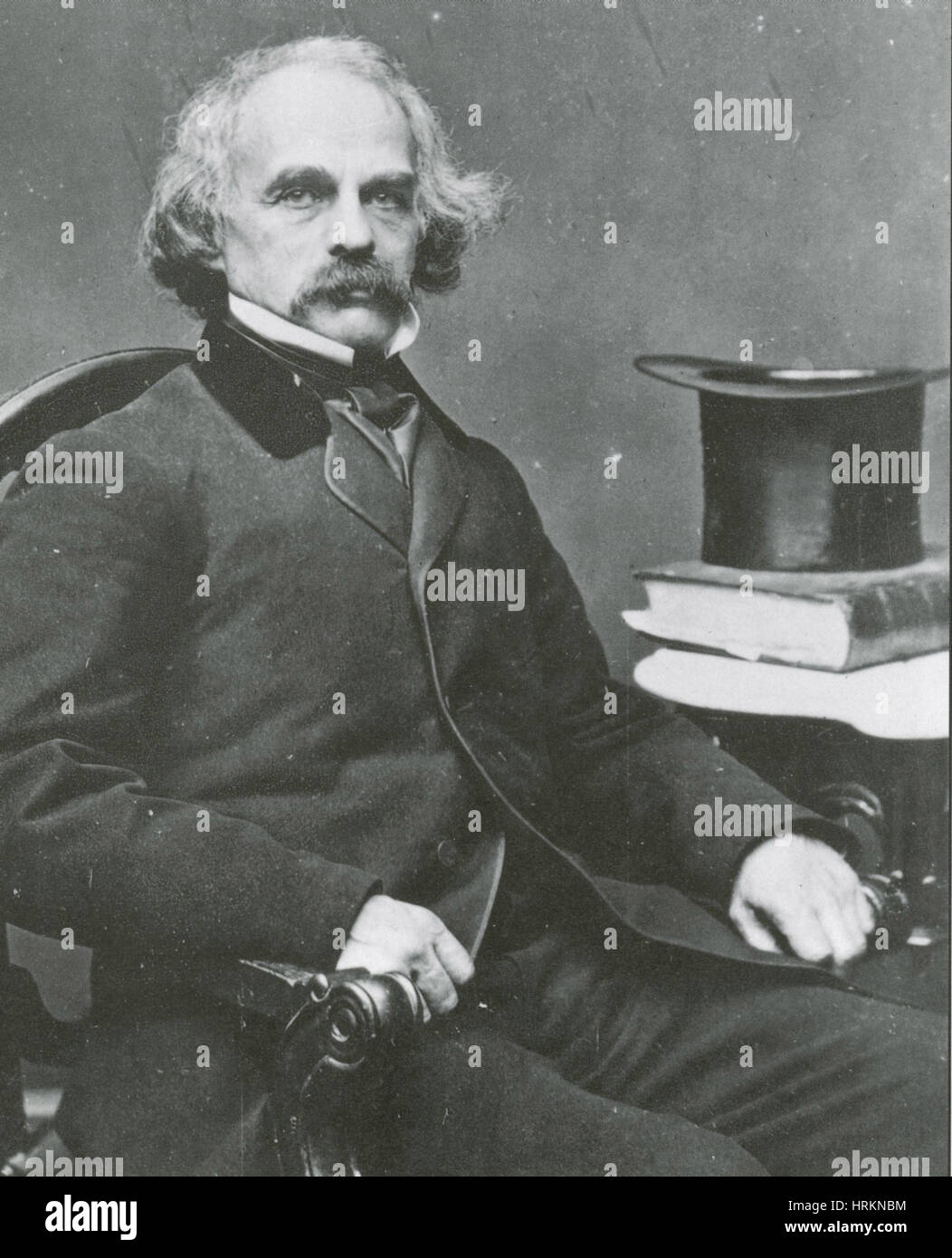 Nathaniel Hawthorne, American Author Stock Photo - Alamy