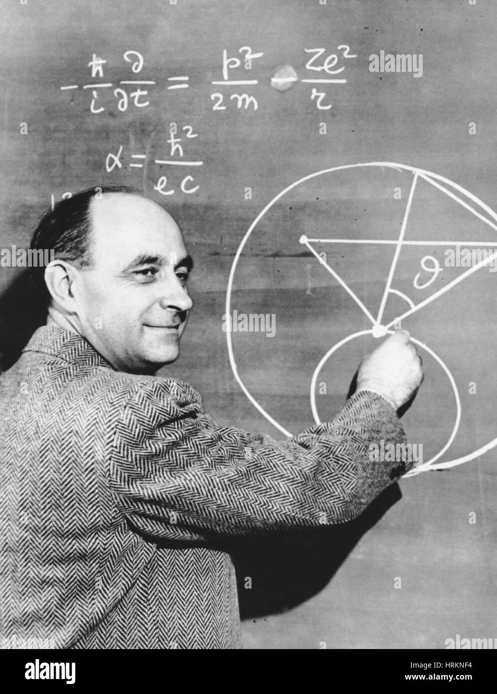 Enrico Fermi, Italian-American Physicist Stock Photo - Alamy