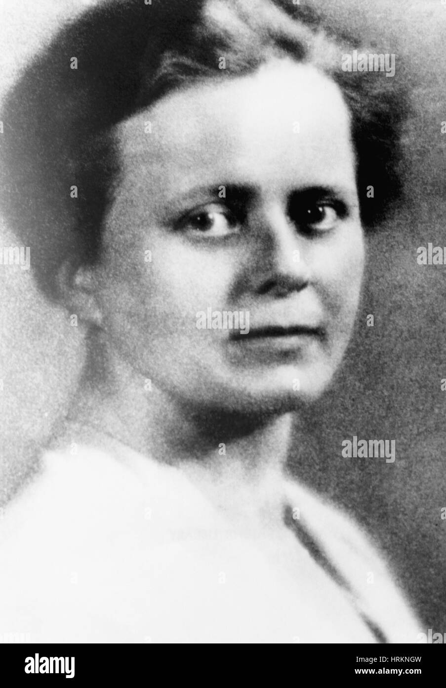 Ida Noddack, German Chemist and Physicist Stock Photo - Alamy