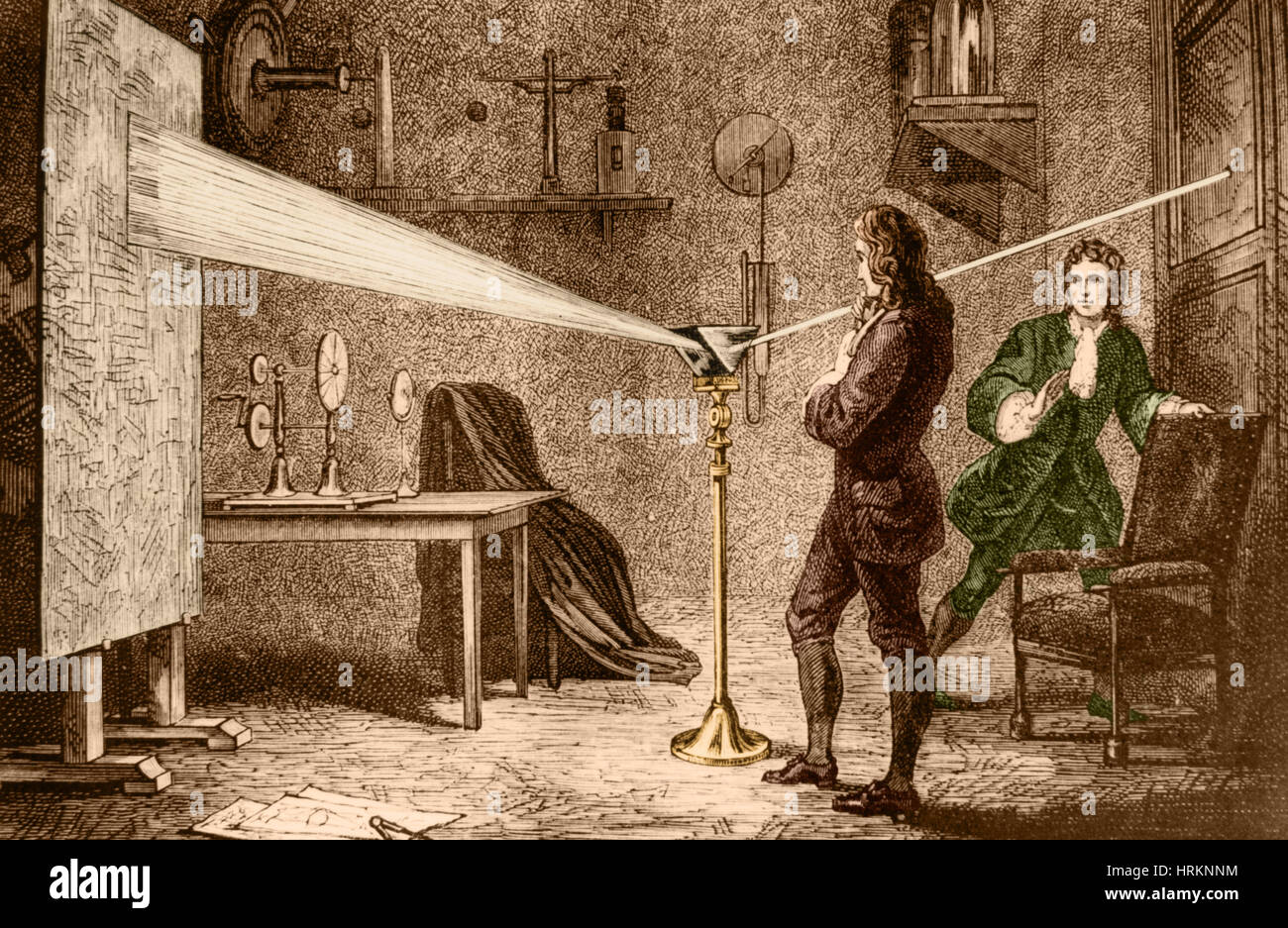 Isaac newton prism hi-res stock photography and images - Alamy