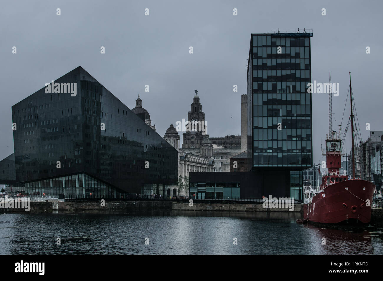 A cityscape of Liverpool docks Stock Photo - Alamy
