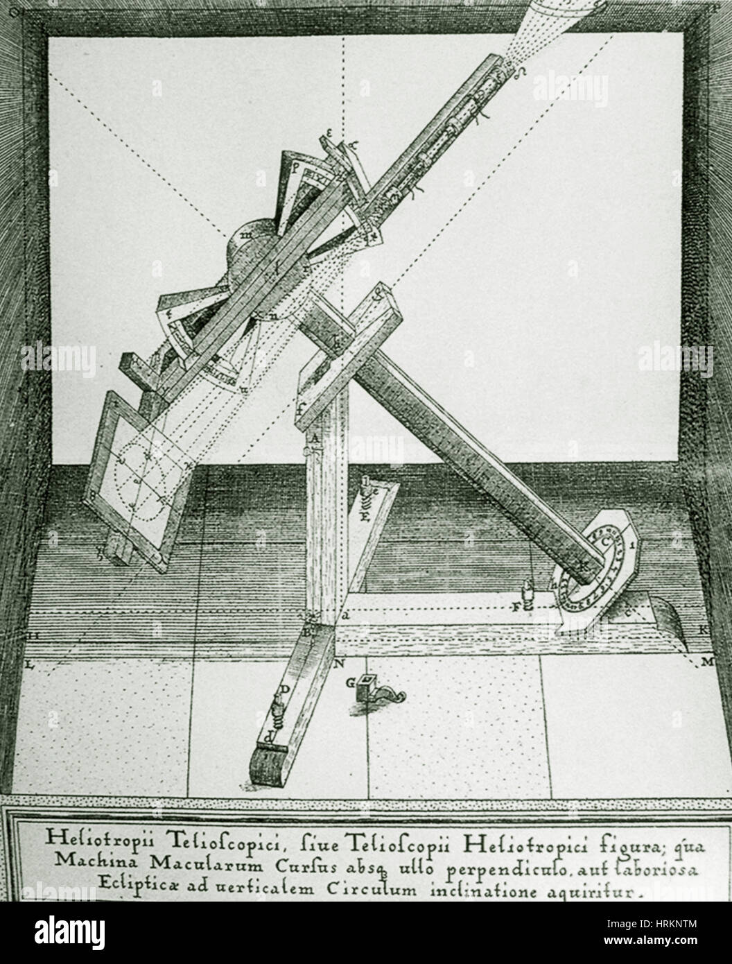 Helioscope, 17th century Stock Photo - Alamy