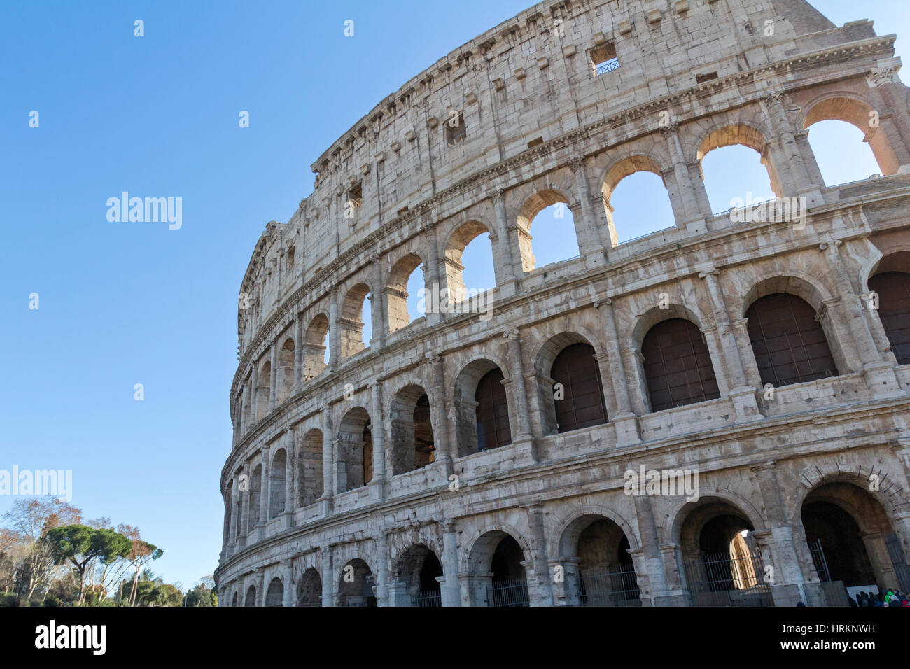 A view of the Roman Colosseum, Rome, Italy Stock Photo - Alamy