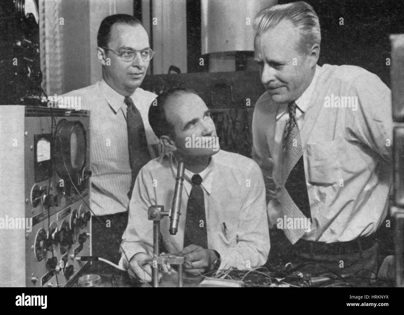 Bardeen, Shockley and Brattain, 1948 Stock Photo - Alamy