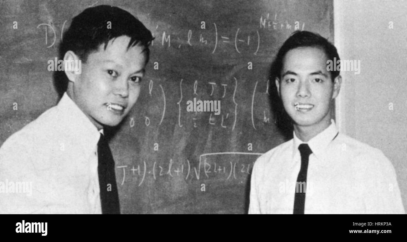 Yang and Lee, Chinese-American Physicists Stock Photo - Alamy