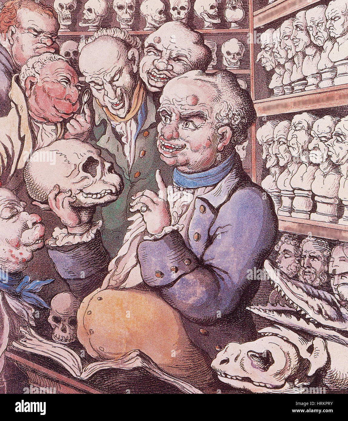 Franz Josef Gall, German Phrenologist Stock Photo - Alamy