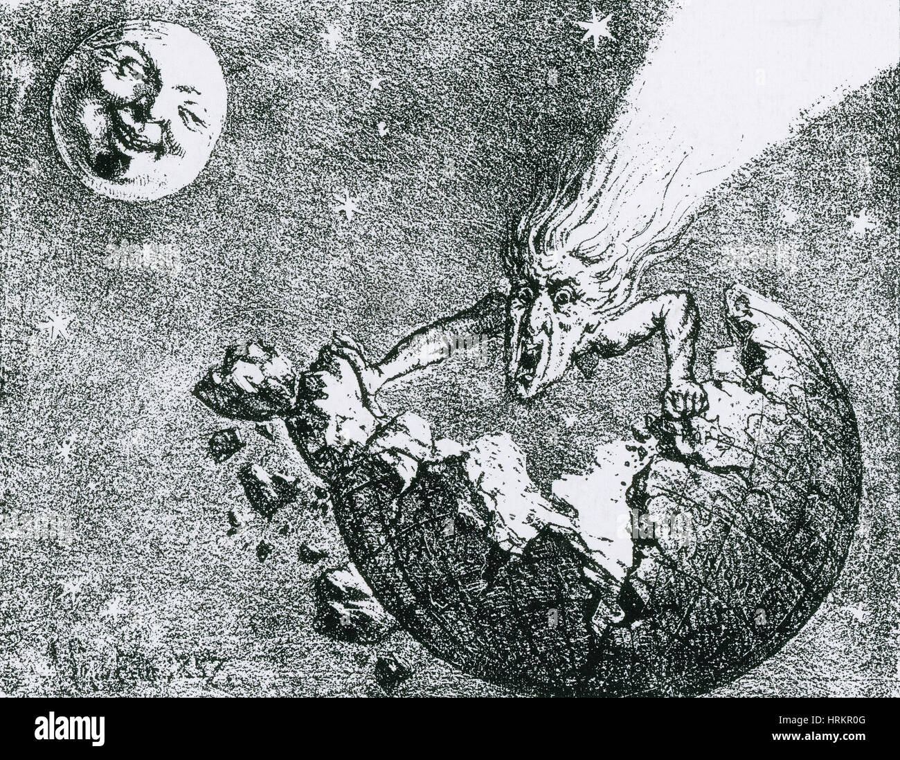 Comet Apocalypse, 1857 Stock Photo - Alamy