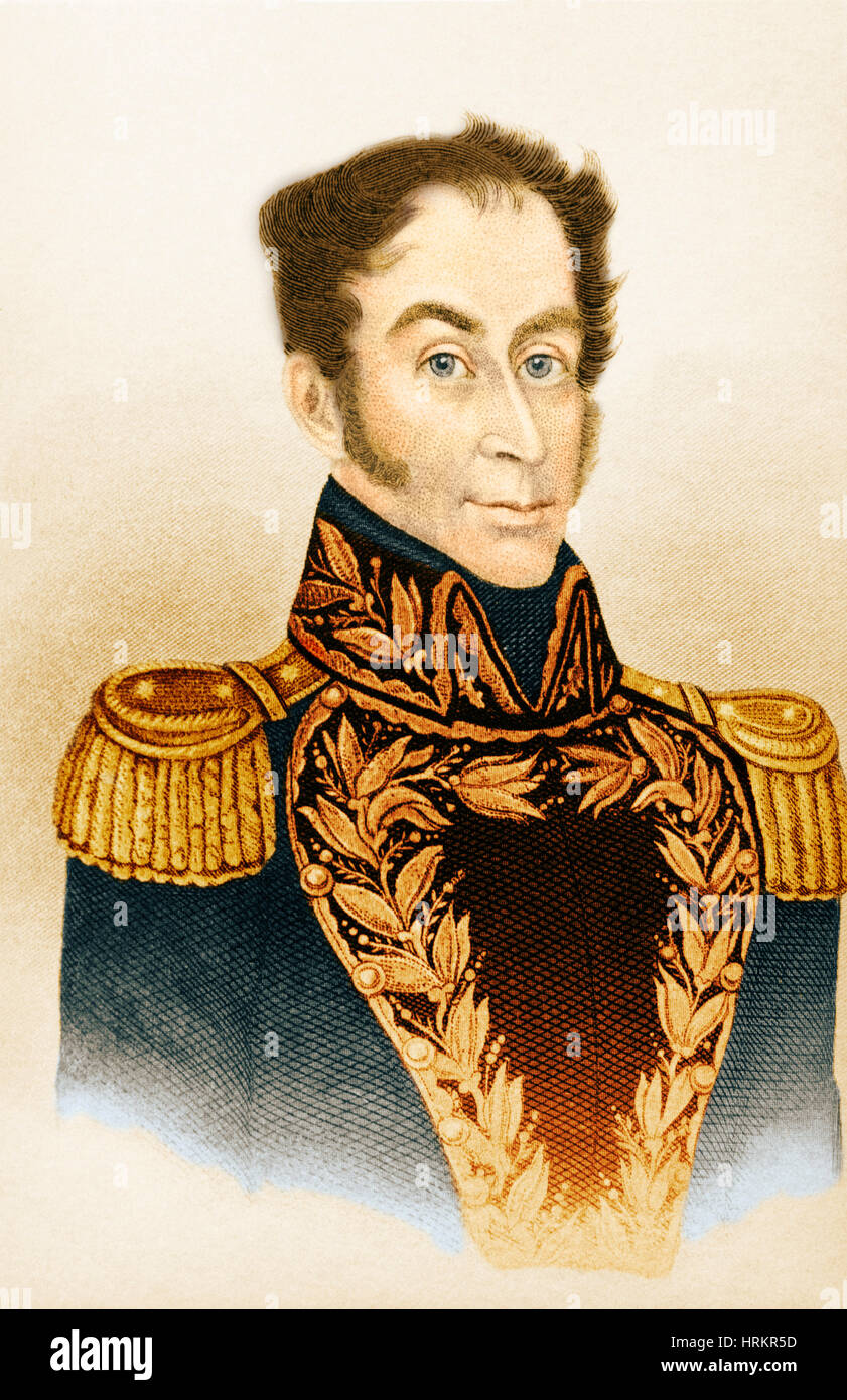 Simon bolivar drawing hi-res stock photography and images - Alamy