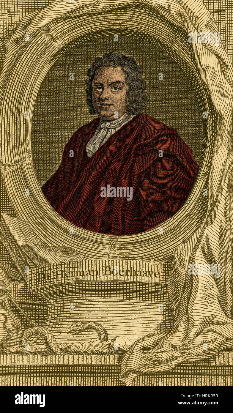 Herman Boerhaave, Dutch Chemist and Physician Stock Photo - Alamy