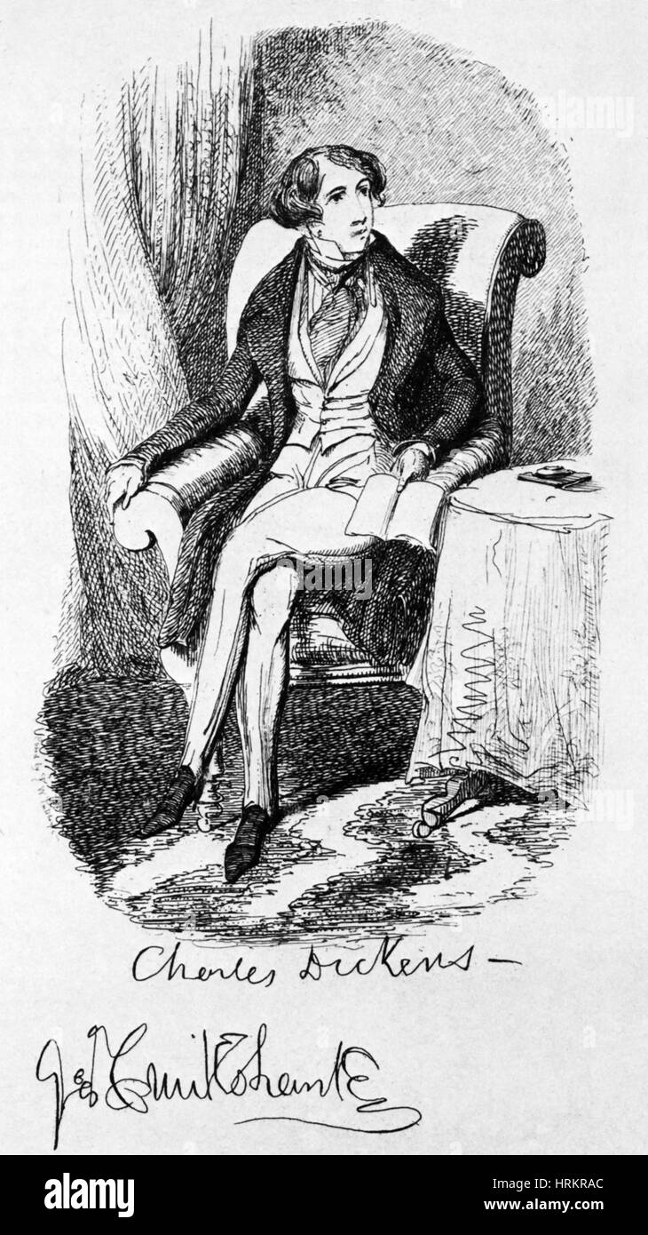Figure of charles dickens Black and White Stock Photos & Images - Alamy
