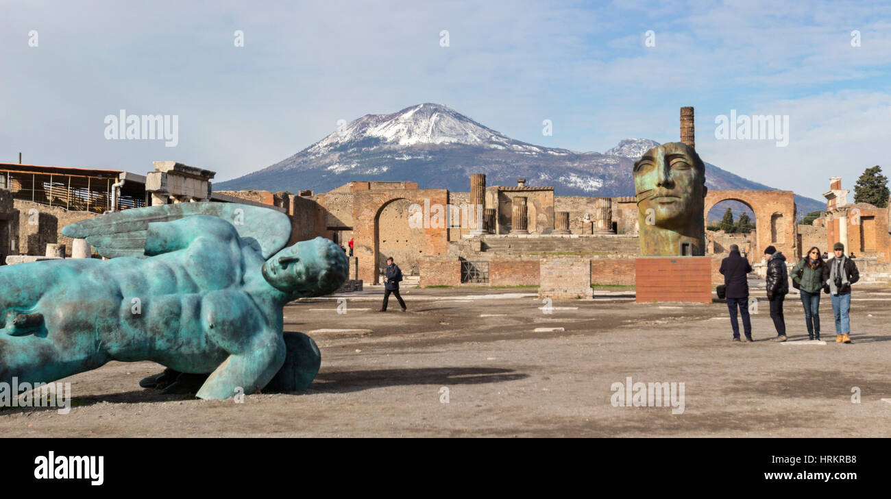 Mount Vesuvius Pompeii View High Resolution Stock Photography and ...