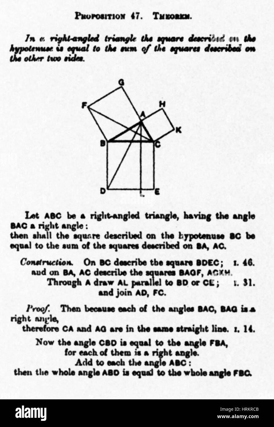 Pythagorean triangle hi-res stock photography and images - Alamy