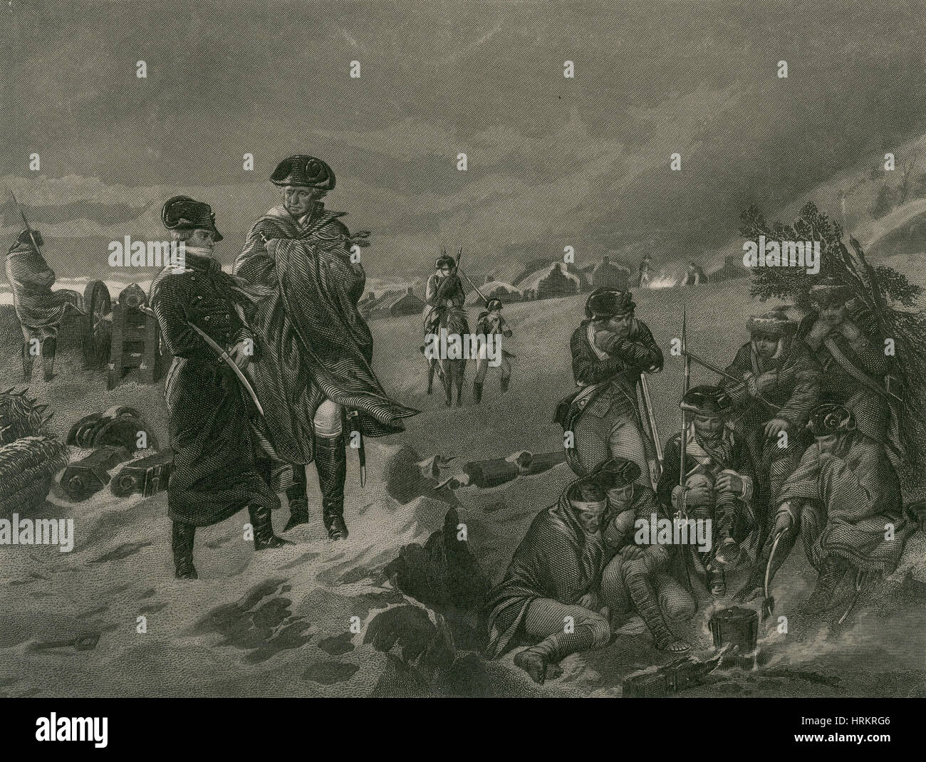 Valley forge george washington hi-res stock photography and images - Alamy