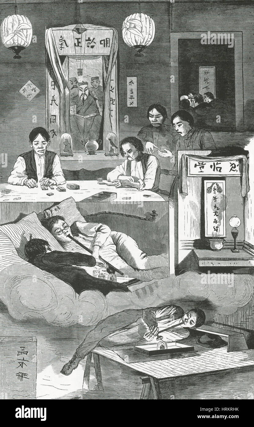 19th century opiate addiction hi-res stock photography and images - Alamy