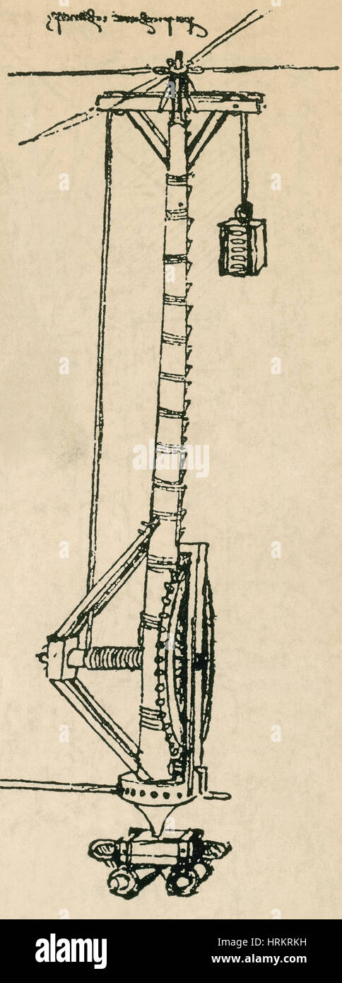 Da Vinci Invention High Resolution Stock Photography and Images - Alamy