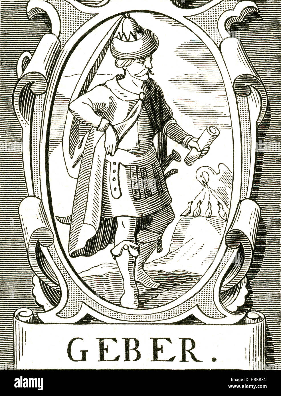 Geber, Arab Polymath Stock Photo - Alamy