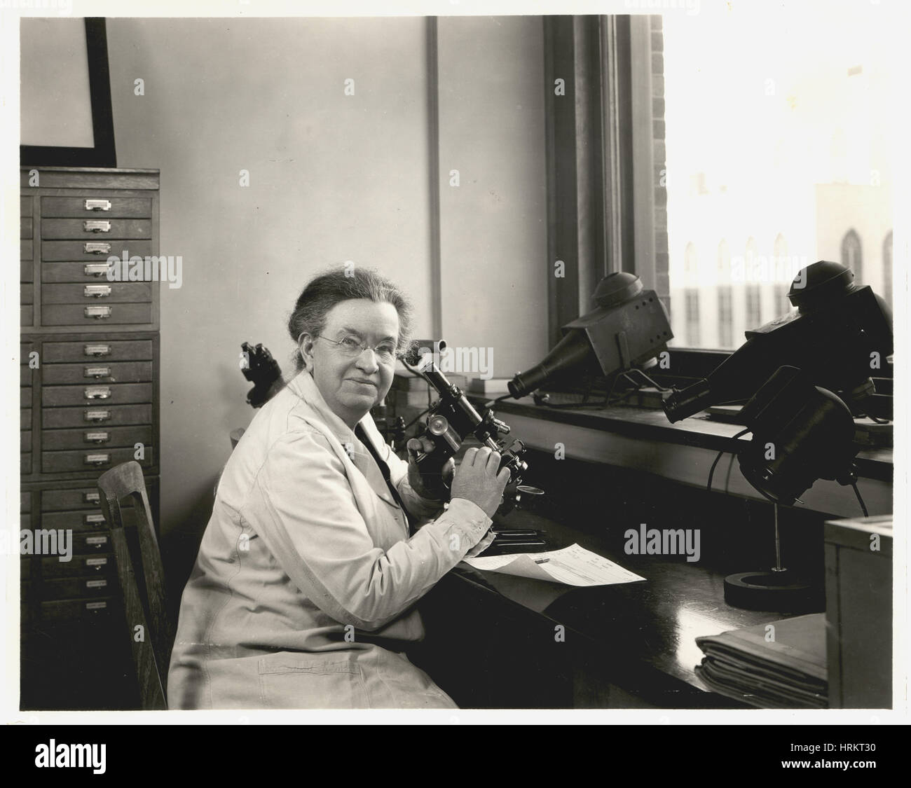 Florence Sabin, American Medical Scientist Stock Photo - Alamy
