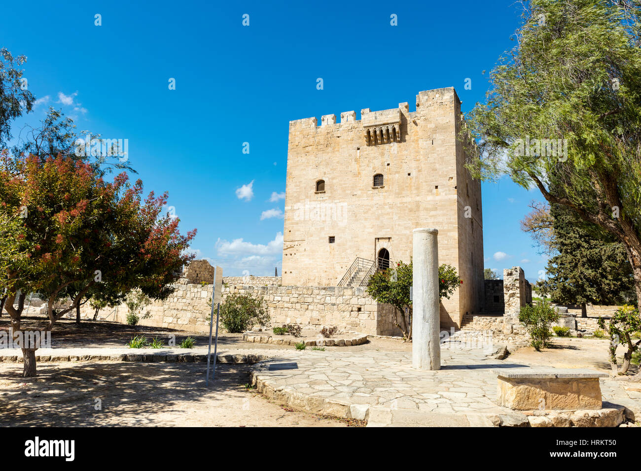 The medieval castle of Kolossi near Limassol in Cyprus Stock Photo - Alamy