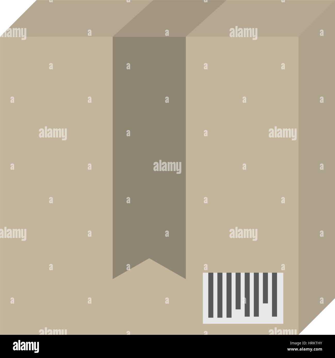 cardboard box delivery symbol Stock Vector Image & Art - Alamy