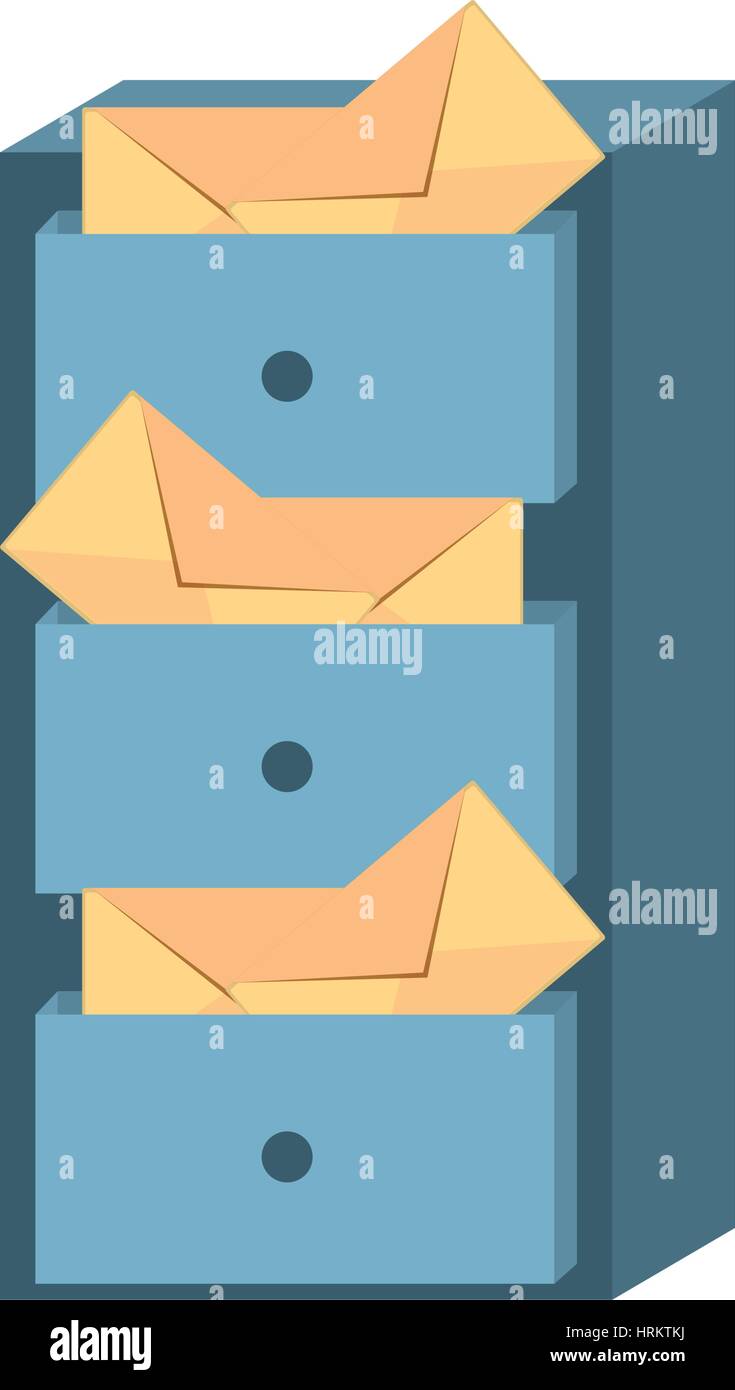 cabinet mail envelope storage Stock Vector Image & Art - Alamy