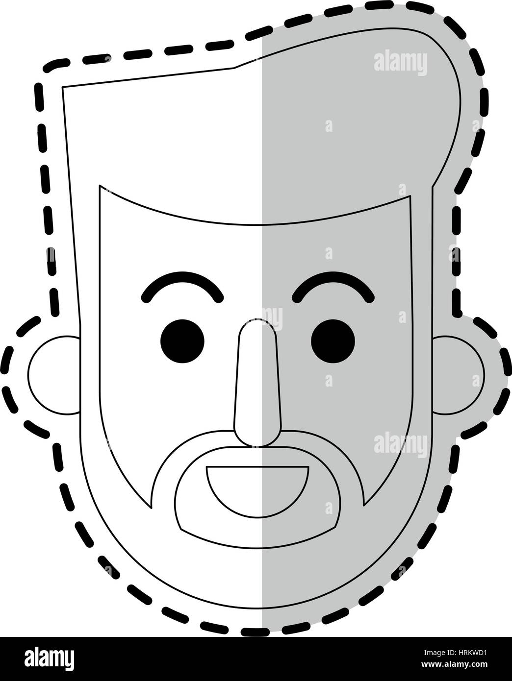 happy man icon image Stock Vector Image & Art - Alamy