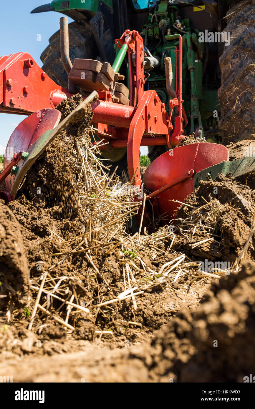 Plowing straight rows hi-res stock photography and images - Alamy
