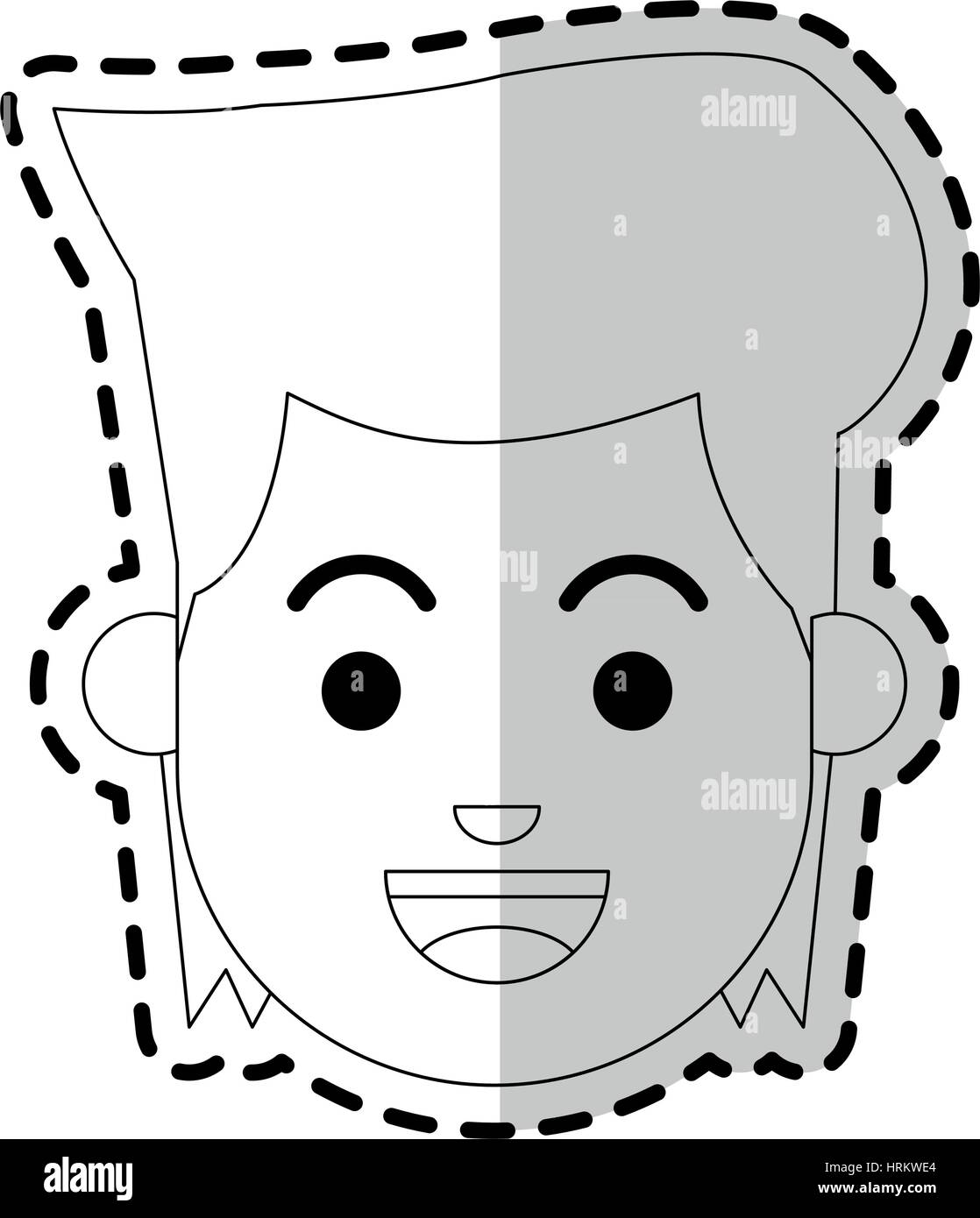 happy man icon image Stock Vector Image & Art - Alamy