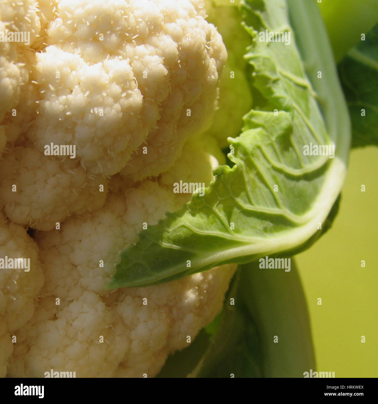 Cauliflower curd and leaves hi-res stock photography and images - Alamy