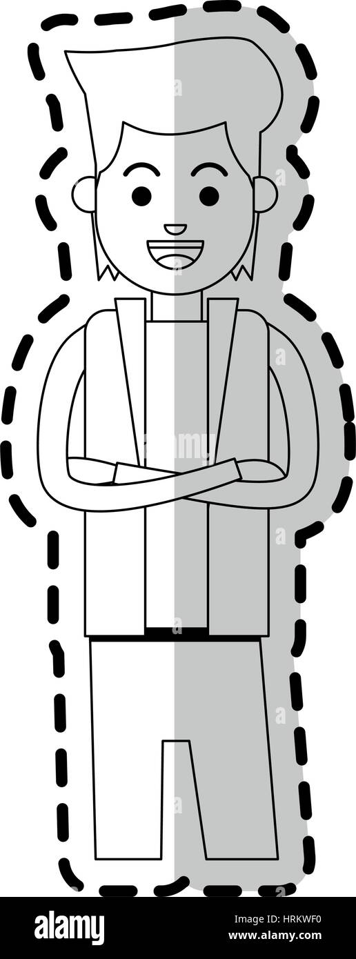 happy man icon image Stock Vector Image & Art - Alamy