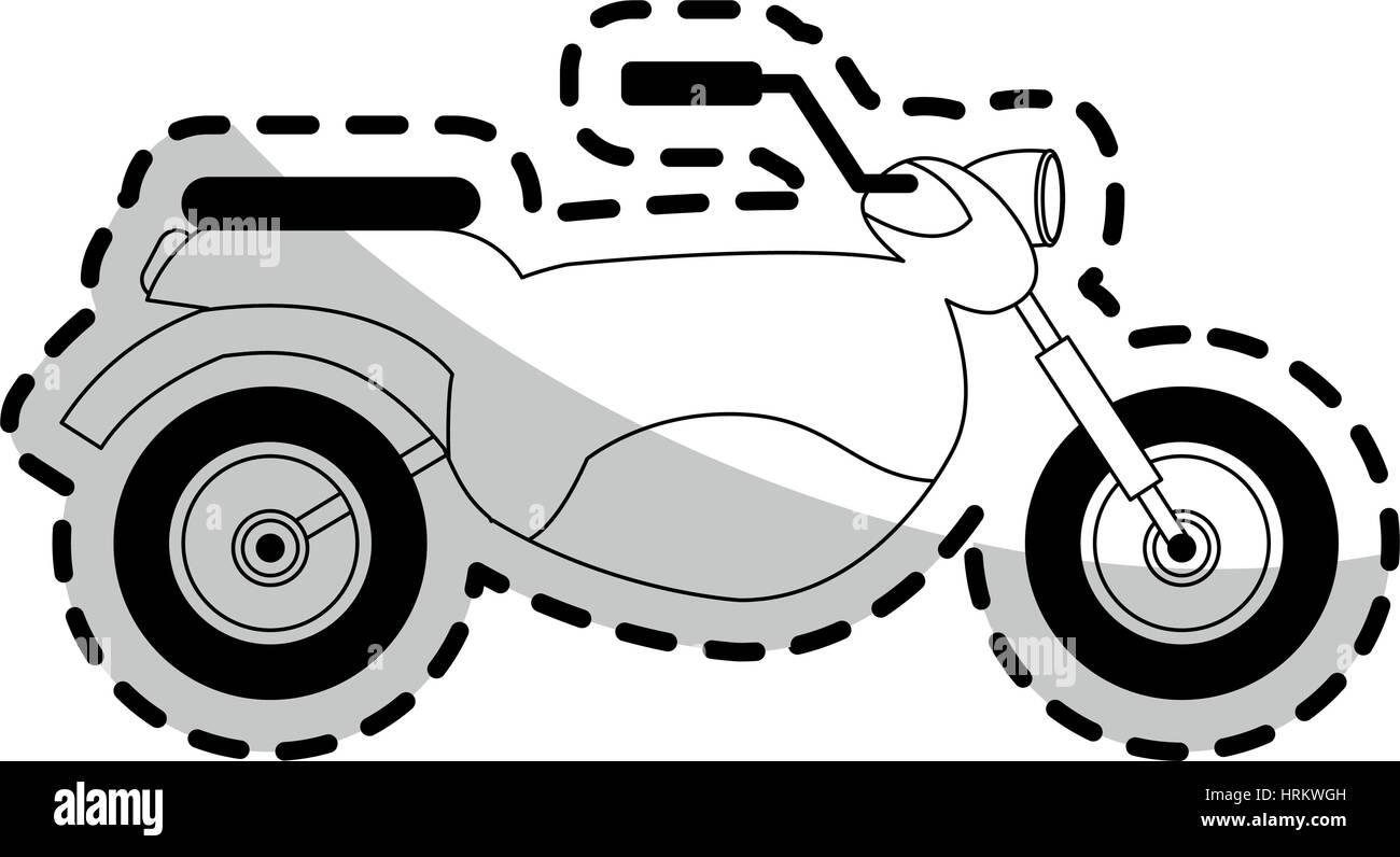 Motorbike lifestyle image Stock Vector Images - Alamy