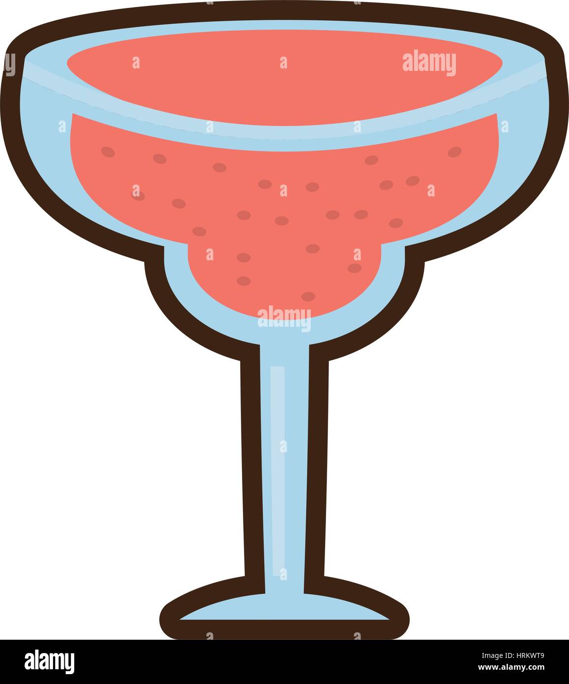 cartoon glass cup cocktail drink Stock Vector Image & Art - Alamy