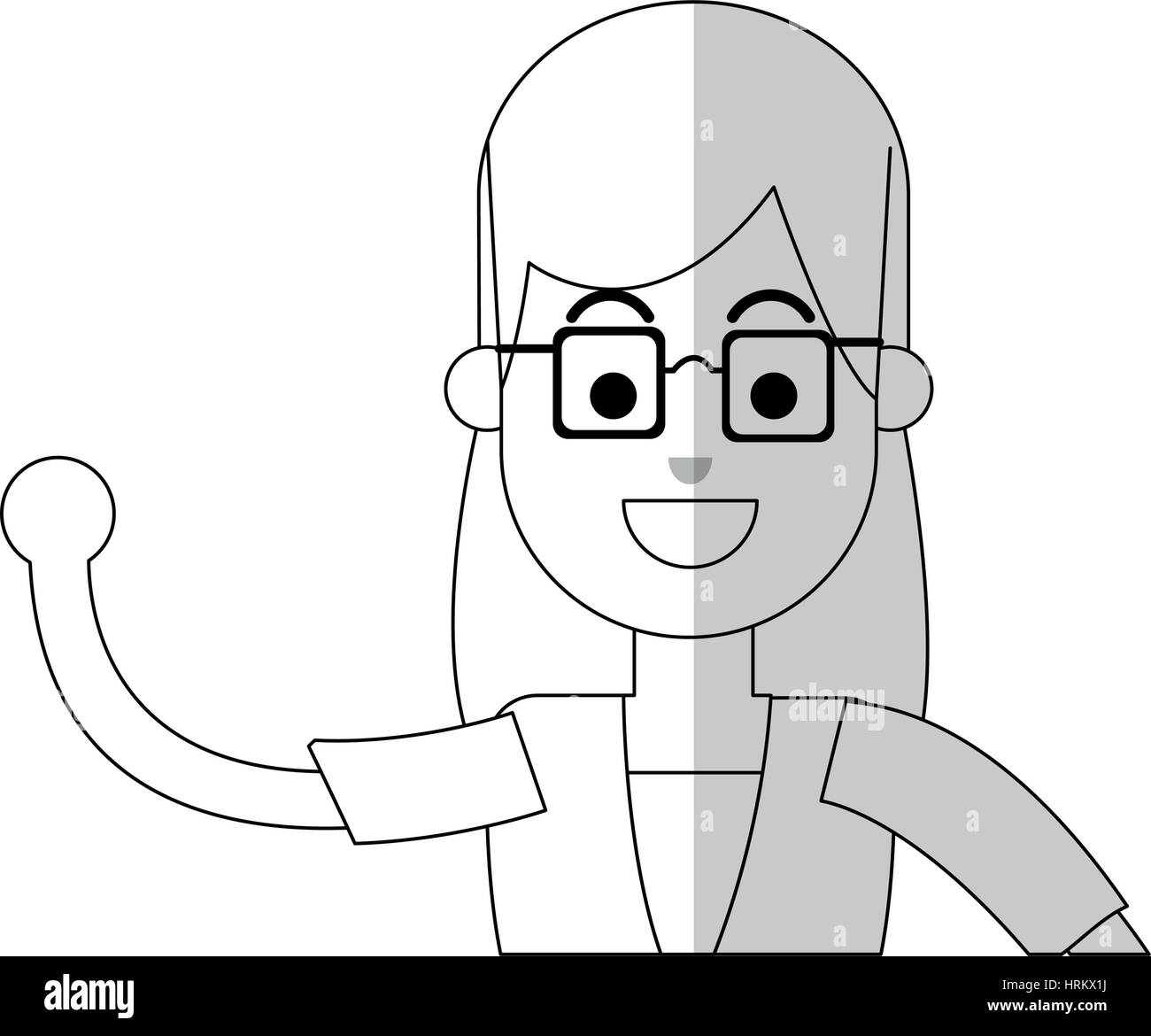 happy woman cartoon icon image Stock Vector Image & Art - Alamy