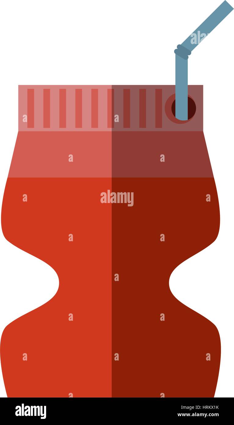 strawberry juice box with straw shadow Stock Vector Image & Art - Alamy