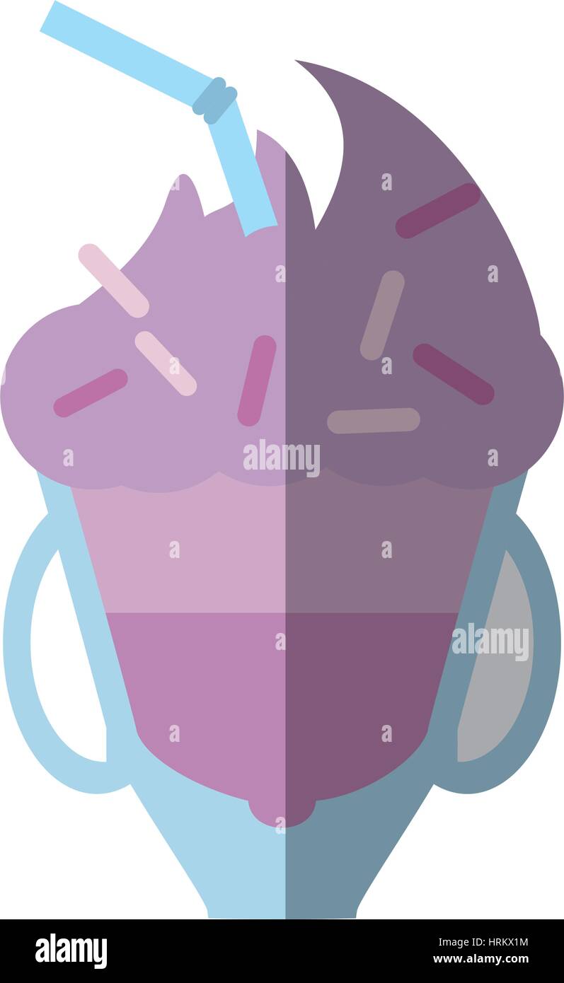 milk shake cream straw shadow Stock Vector Image & Art - Alamy