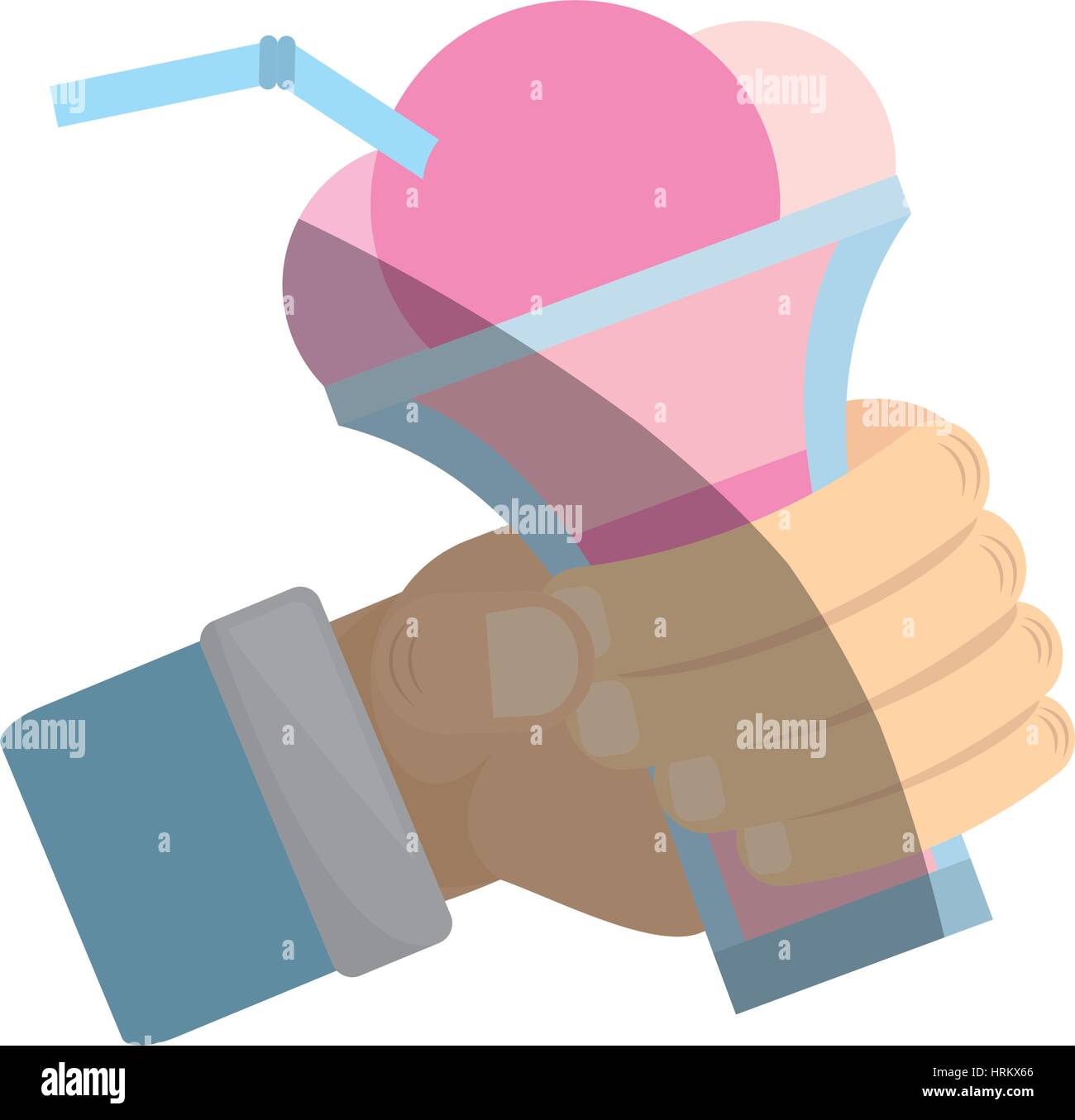 Bowl homemade ice cream Stock Vector Images - Alamy