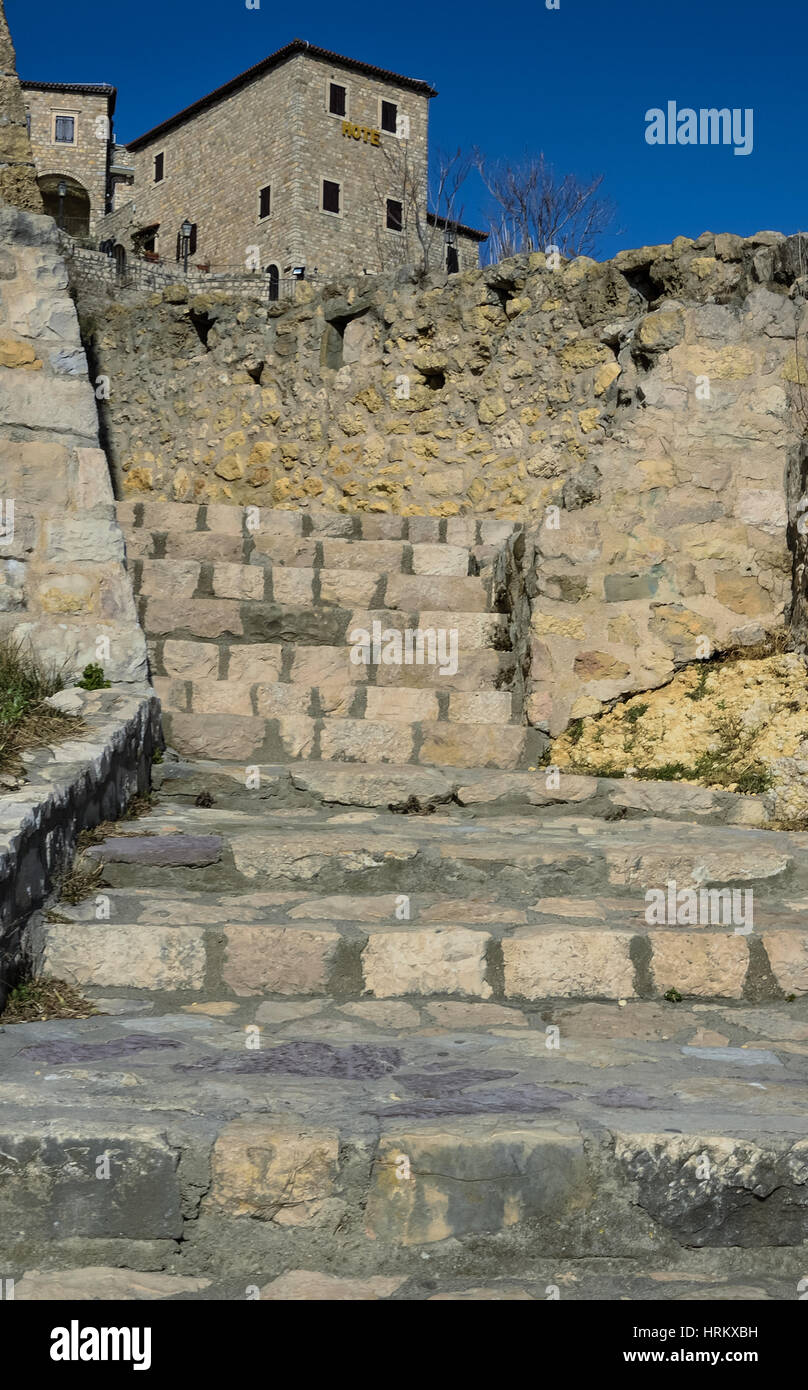 Stairs leading entrance medieval castle hi-res stock photography and ...