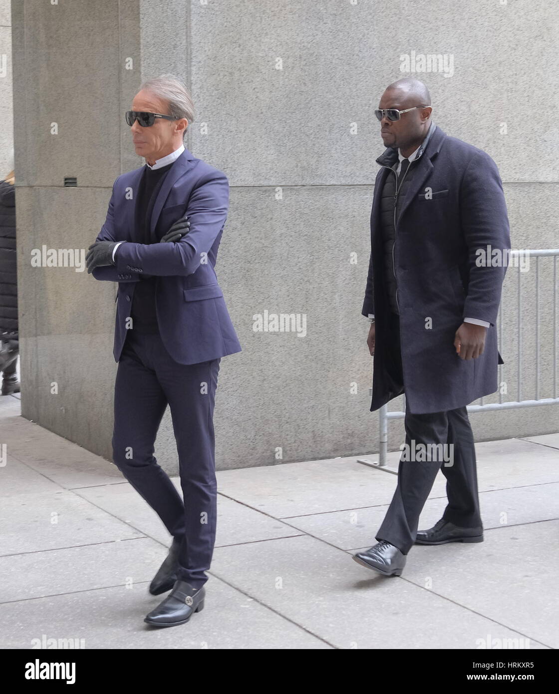 Lloyd Klein attends a Manhattan Court for the case against Jocelyn ...