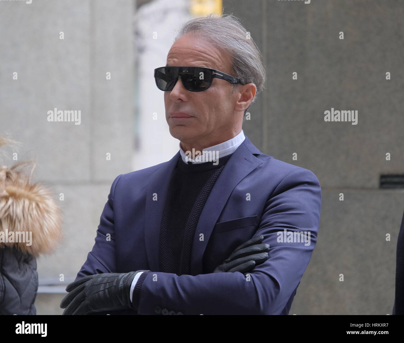 Lloyd Klein attends a Manhattan Court for the case against Jocelyn ...